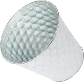 BESPORTBLE Vintage Metall Blumentopf Pflanzk&uuml;bel f&uuml;r Zimmerpflanzen und Sukkulenten Dekorativer Pflanztopf mit Stabilem Boden Leichter Indoor Blumentopf f&uuml;r Wohn