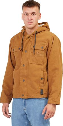 Indicode Herren Worker Jacke Jacket Santon Arbeitsjacke gef&uuml;ttert 6 Taschen Winterjacke, Rubber Gr.3XL