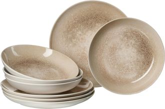 Ritzenhoff & Breker Tafelservice Savora | 8-teilig | Steinzeug | F&uuml;r 4 Personen
