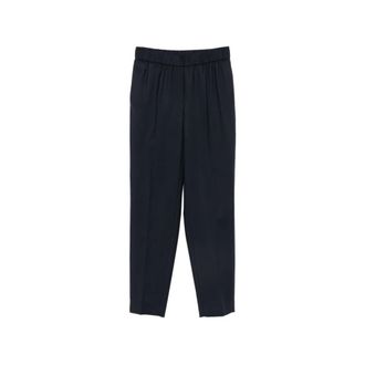 PESERICO Hose mit elastischem Bund - - Trousers - Damen - Blau - S