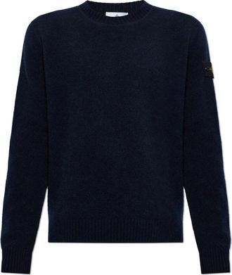 Stone Island Pull col rond - Homme - Pulls - Bleu - Taille: 2XL