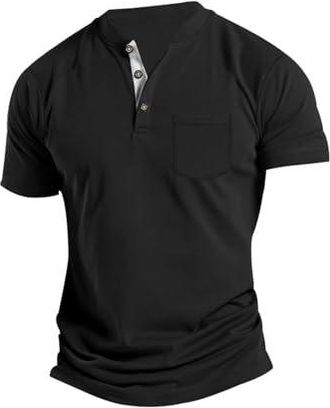 Generic Polo pour Homme 2025 Classique Chemise avec Poche De Poitrine Mode Imprimé Polos Tennis T-Shirt Manches Longues Rugby