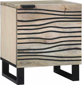 vidaXL Tables de chevet Naturel 40 x 33.5 x 46 cm Vidaxl