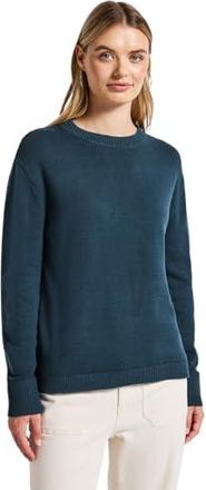 Street One 3015540 Pull &agrave; col Rond, Bleu Marin, 44 Femme