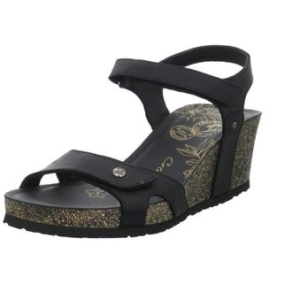 Panama Jack Julia Basics, Damen Riemchensandalen, Schwarz (Negro B1), 39 EU (6 UK)
