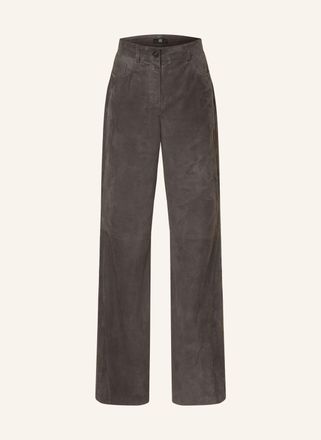 Riani Riani Lederhose grau