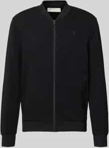 Tom Tailor Denim Regular Fit Sweatjacke aus reiner Baumwolle