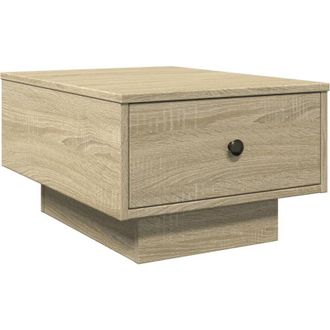 vidaXL Table basse ch&ecirc;ne sonoma 60x45x31 cm bois ding&eacute;nierie Vidaxl