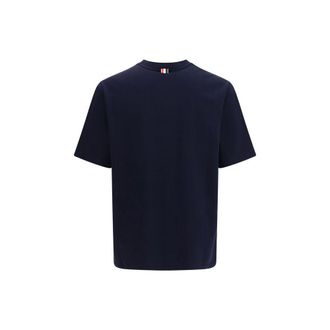 Thom Browne 4-Bar Colorblock T-Shirt - Gray