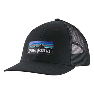 Patagonia Homme, Accessoires, Noir, Taille: ONE Size Casquette 6 Pans Logo