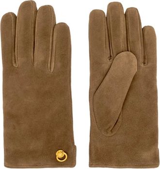 Gianni Chiarini Femme, Accessoires, Brun, Taille: ONE Size Suede Gloves