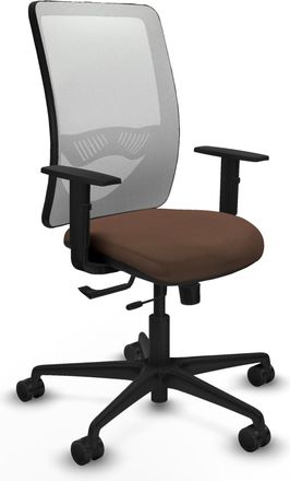 Piqueras y Crespo B&uuml;rodrehstuhl Zulema mit 1D-Armen, h&ouml;henverstellbare Lendenwirbelst&uuml;tze, ausgestattet mit Synchron/Translack und Schneideschaum, mit Rollen von 65 mm,