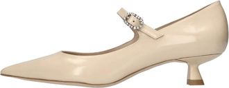 Stuart Weitzman Femme, Chaussures, Beige, Taille: 35 1/2 EU Escarpin en cuir