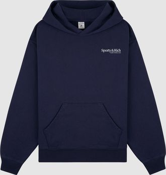 Sporty & Rich Hoodie Modern Dark Navy