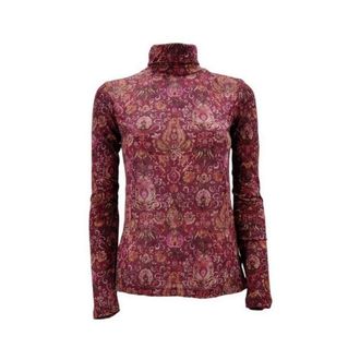 Caliban Femme, Tops, Multicolore, Taille: 36 FR T-shirt &agrave; col montant