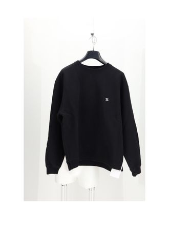 Celine Mens Relaxed Sweatshirt Black-White-Red Cotton Sweatshirts Black/white/red Sweater