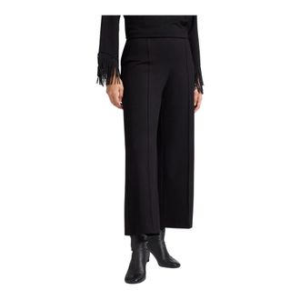 Elena Miro Cropped Pull-On Jerseyhose - - Trousers - Damen - Schwarzk - XS