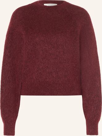 Selected Pullover Mit Mohair rot