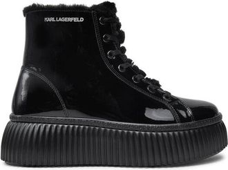 Karl Lagerfeld Schn&uuml;rschuhe KL42334botki Schwarz