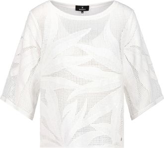 Monari Damen, Strickwaren, Wei&szlig;, SGr&ouml;&szlig;e