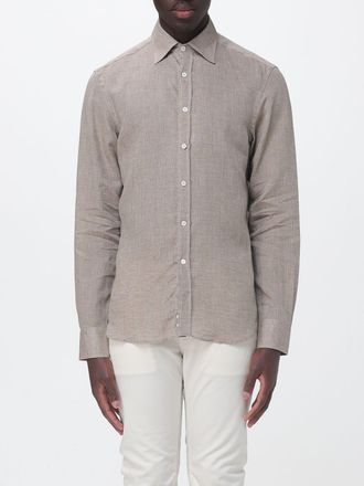 Canali Chemise Homme couleur Marron