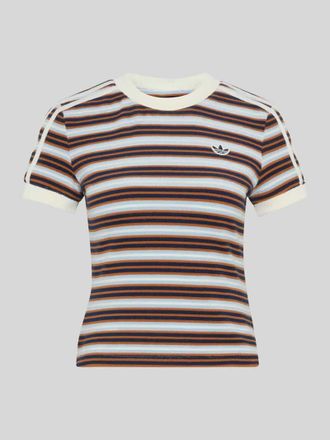 adidas Originals Slim Fit T-Shirt aus Baumwoll-Mix