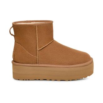 UGG Ugg, Femme, Chaussures, Brun, Taille: 40 EU Classic Mini Platform