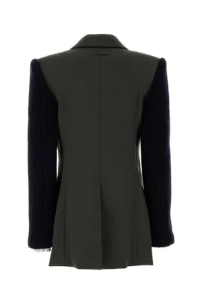 Jean Paul Gaultier Womens Khaki Wool Blend Blazer Giacche E Gilet Jacket