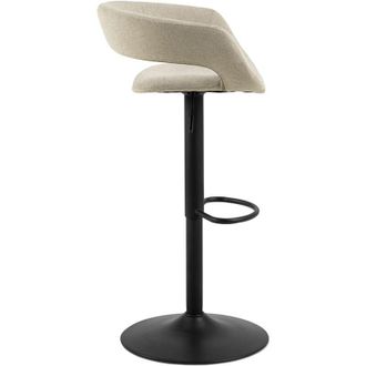 ebuy24 Grace Barhocker Stoff braun