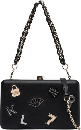 Karl Lagerfeld K/Soir&eacute;e Minaudi&egrave;re Pins - - Bags - Damen - Schwarzk - ONE SIZE