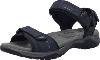 Josef Seibel Herren Sandaletten Arlo 01, Männer Sandalen,Weite G (Normal),Strandschuhe,Sommersandalen,Klettverschluss,Indigo,44 EU