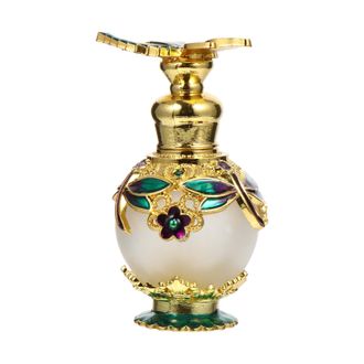 Lurrose Aromatherapie Flasche aus Glas Nachf&uuml;llbar Leerer Duftzerst&auml;uber f&uuml;r Parf&uuml;m und &Auml;therische &Ouml;le Gr&uuml;n Robust und Stilvoll zur Aufbewahrung Verschenken