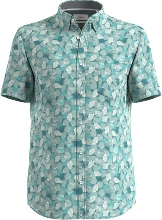 s.Oliver Hemd Kurzarm mit Allover Print