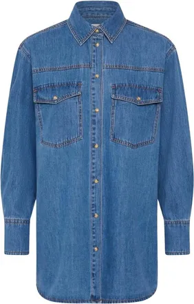 Inwear Dophinaiw Ajust&eacute; - Femme - Blouses et Chemises - Bleu - Taille: 46 FR