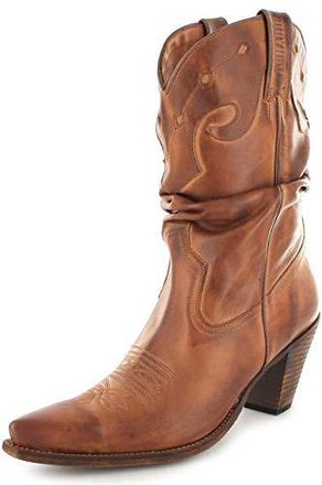 Mayura Boots Bottes western pour femme 1952 en cuir marron, marron, 39 EU