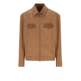 Gucci SPW Jacket Heavy Cotton Canvas - - Jackets - Herren - Braun - M