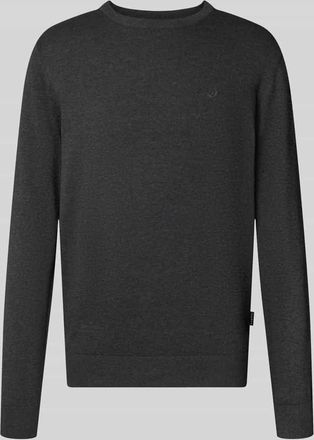 Bugatti Relaxed Fit Strickpullover aus reiner Baumwolle
