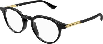 Bottega Veneta Matt Schwarz Brillengestelle - - Accessories - unisex - Schwarzk - 48 MM
