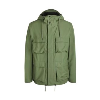 Rains Pocket Jacket W3 - - Jackets - Herren - Gr&uuml;n - S