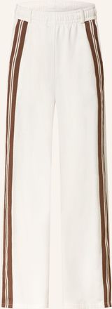 10 Days Hose Im Jogging-Stil Mit Galonstreifen weiss