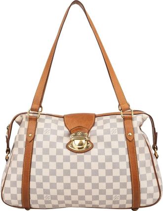 Louis Vuitton Crossbody Bags - Louis Vuitton Damier Azur Monogram Stresa PM Shoul - Gr. unisize - in Weiß - für Damen