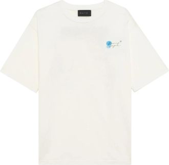 D.A.T.E. D.a.t.e., Homme, Tops, Blanc, Taille: L T-Shirt Rowing