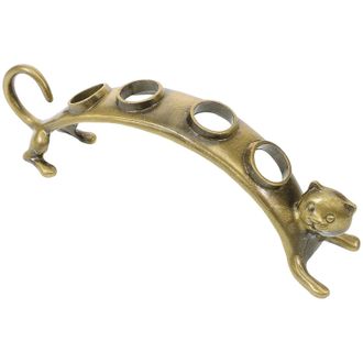 NUOBESTY Flaschenverschlussst&auml;nder aus Zinklegierung mit Mehreren Schlitzen Moderner Weinausgie&szlig;erhalter f&uuml;r Weinliebhaber Stabiler Weinflaschenhalter f&uuml;r K&uuml;ch