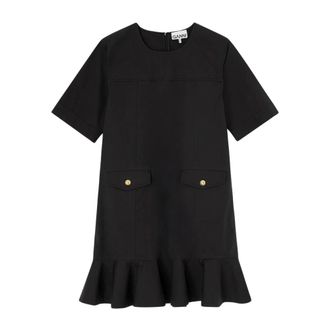 Ganni Damen, Kleider, Schwarzk, SGr&ouml;&szlig;e