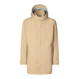 Save The Duck Homme, Manteaux, Beige, Taille: XS Battersea Hooded Coat