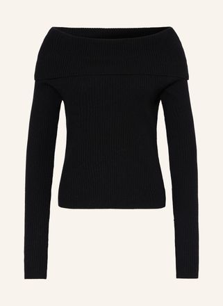 Essentiel Off-Shoulder-Pullover Killy schwarz