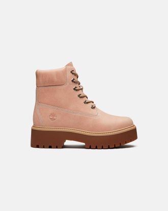 Timberland Stone Street 6-Inch Boot mit Plateausohle f&uuml;r Damen in Hellpink, Damen, Pink, Gr&ouml;&szlig;e