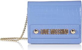 Love Moschino JC4427PP0FKS0, Sac à bandoulière Femme, Azzurro, Taille Unique