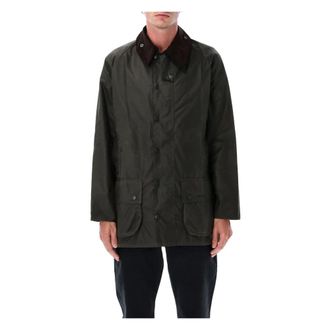Barbour Beaufort Waxed Jacket - - Jackets - Herren - Gr&uuml;n - 3XL