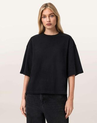 AllSaints Esme Amelie - T-Shirt in Schwarz